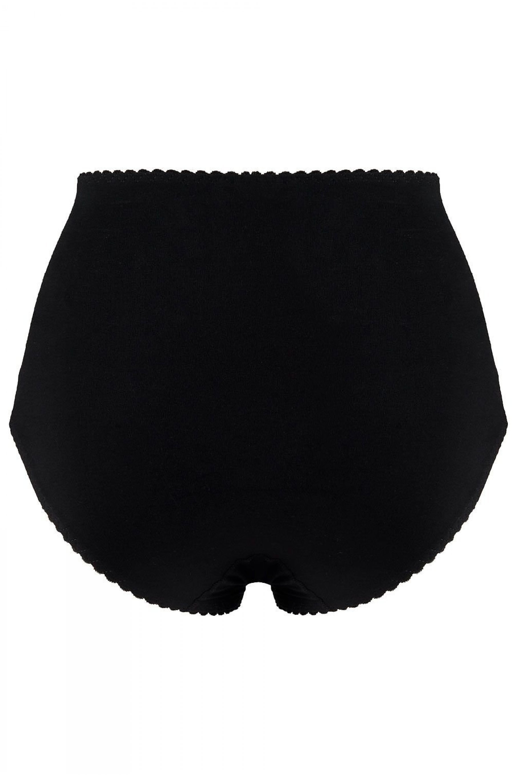 Chiloti modelatori Mitex, cu dantela, negri, cu talia inalta, Nella3 ...