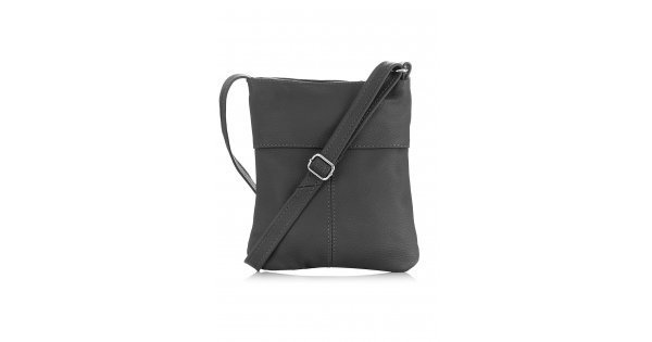 Geanta dama, tip postas, piele gri, Monica2 - JojoFashion.ro