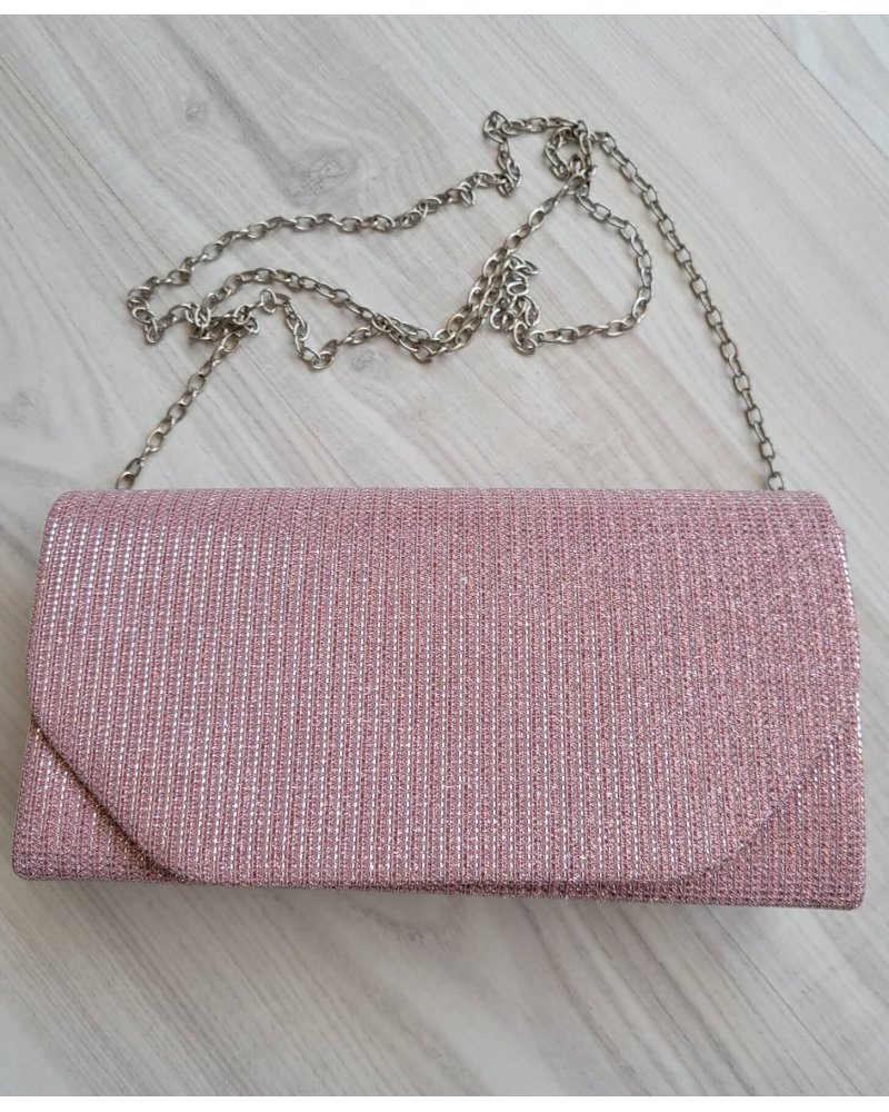 Rochie de ocazie midi din satin roz plisata eleganta Alicia