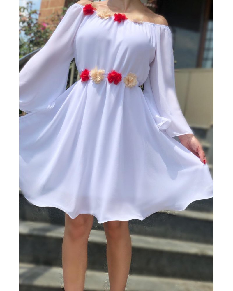 Rochie eleganta lunga de ocazie voal mov FairyTale - JojoFashion.ro